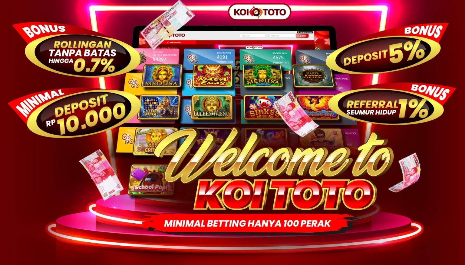 KOITOTO - Situs Bandar Togel Slot Betting 100 Perak